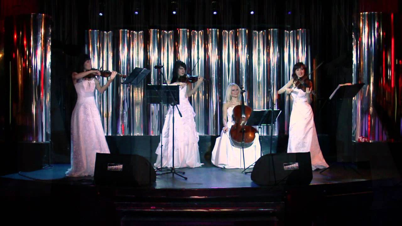 квартет Гравитация на сцене ARENA ENTERTAINMENT/ String quartet Gravitation - YouTube
