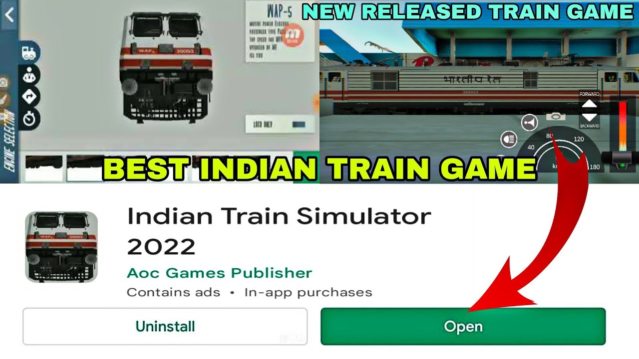 #NEW INDIAN TRAIN SIMULATOR 2022 GAME FOR ANDROID | HIGH GRAPHICS GAME ...