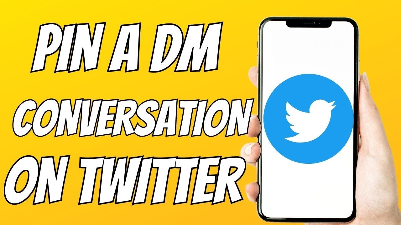How to Pin a DM Conversation on Twitter with NEW UPDATE - YouTube