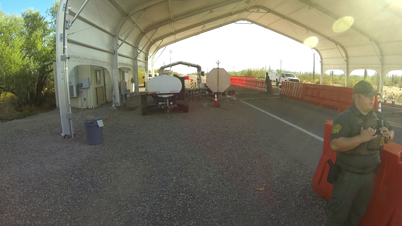 Secondary Inspection Area Shade, U.S. Border Patrol Immigration ...