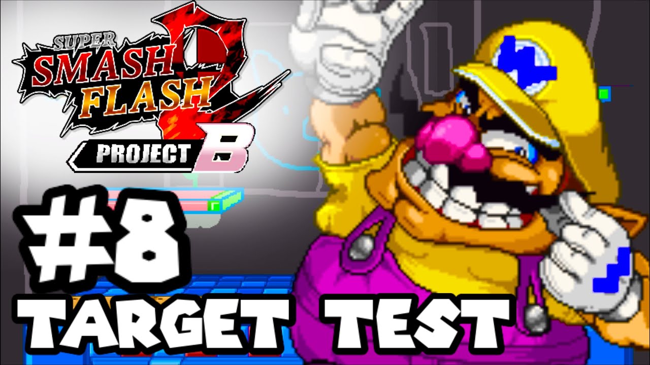 Super Smash Flash 2: Project B - Part 8 - Target Test: Wario (PC) - YouTube