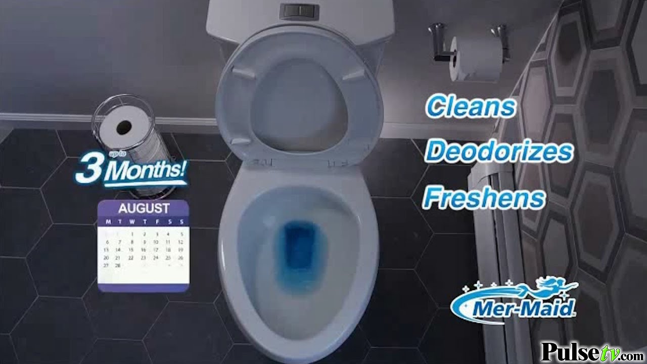 MER-MAID Automatic Toilet Bowl Cleaner: Automatic Cleaning! - YouTube