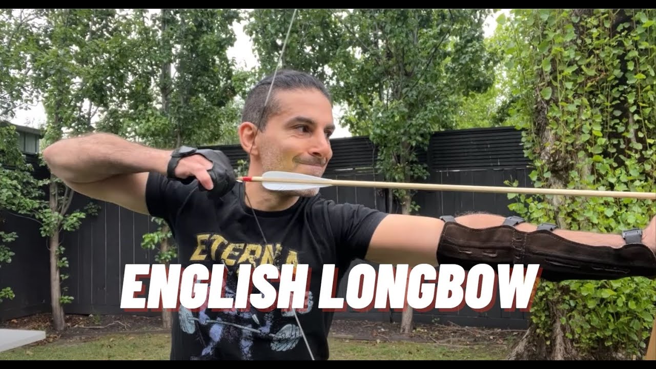 Boston Bows, 70-75 lb English Yew Longbow/Warbow* Arrows Speed test ...