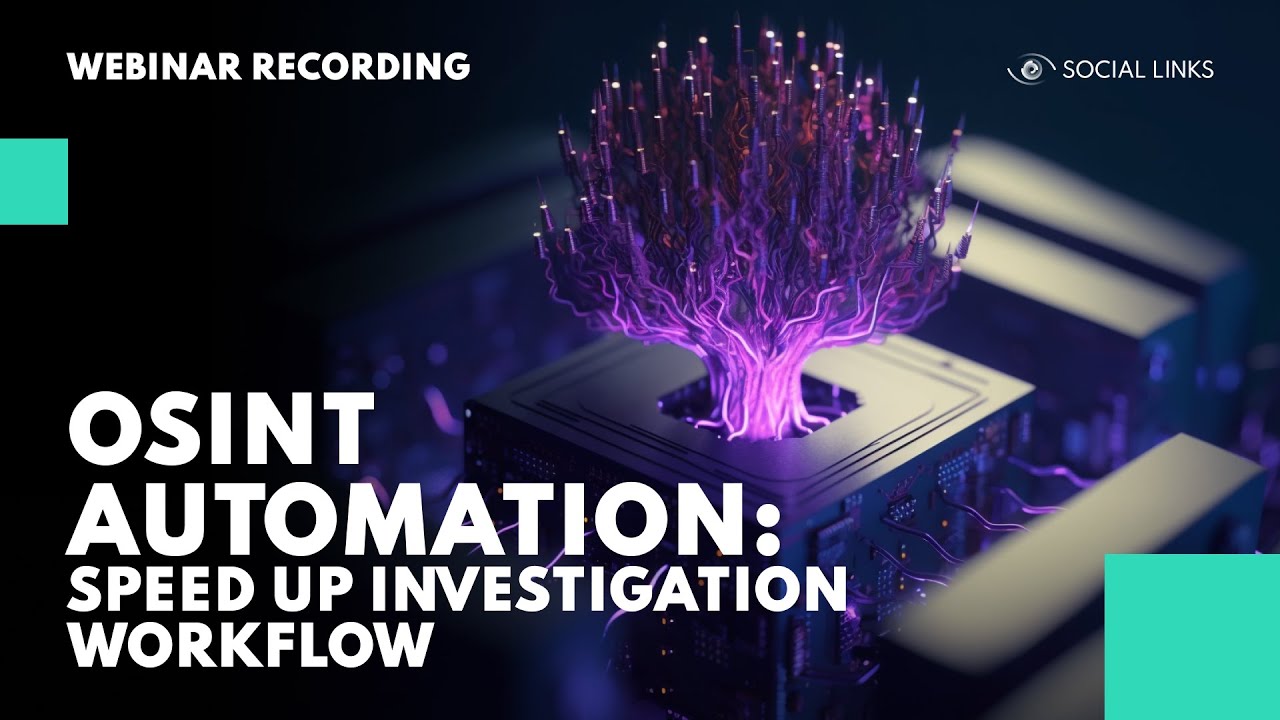 OSINT AUTOMATION: SPEED UP INVESTIGATION WORKFLOW - YouTube
