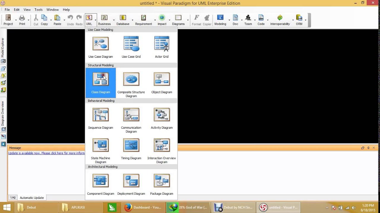 Make Class Diagram With Visual Paradigm - YouTube