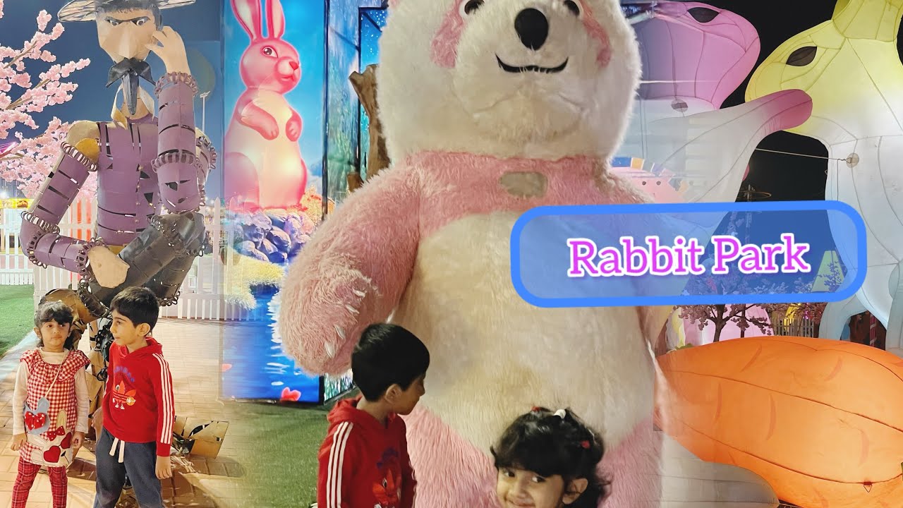 Rabbit Park In Festival Land Ajman | New Attraction In Ajman - YouTube