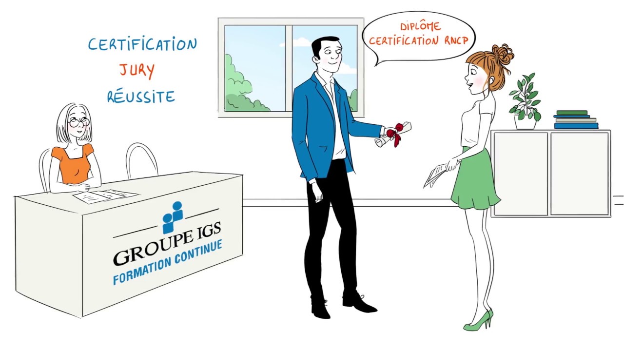 Votre parcours formation au sein du Groupe IGS Formation Continue - YouTube