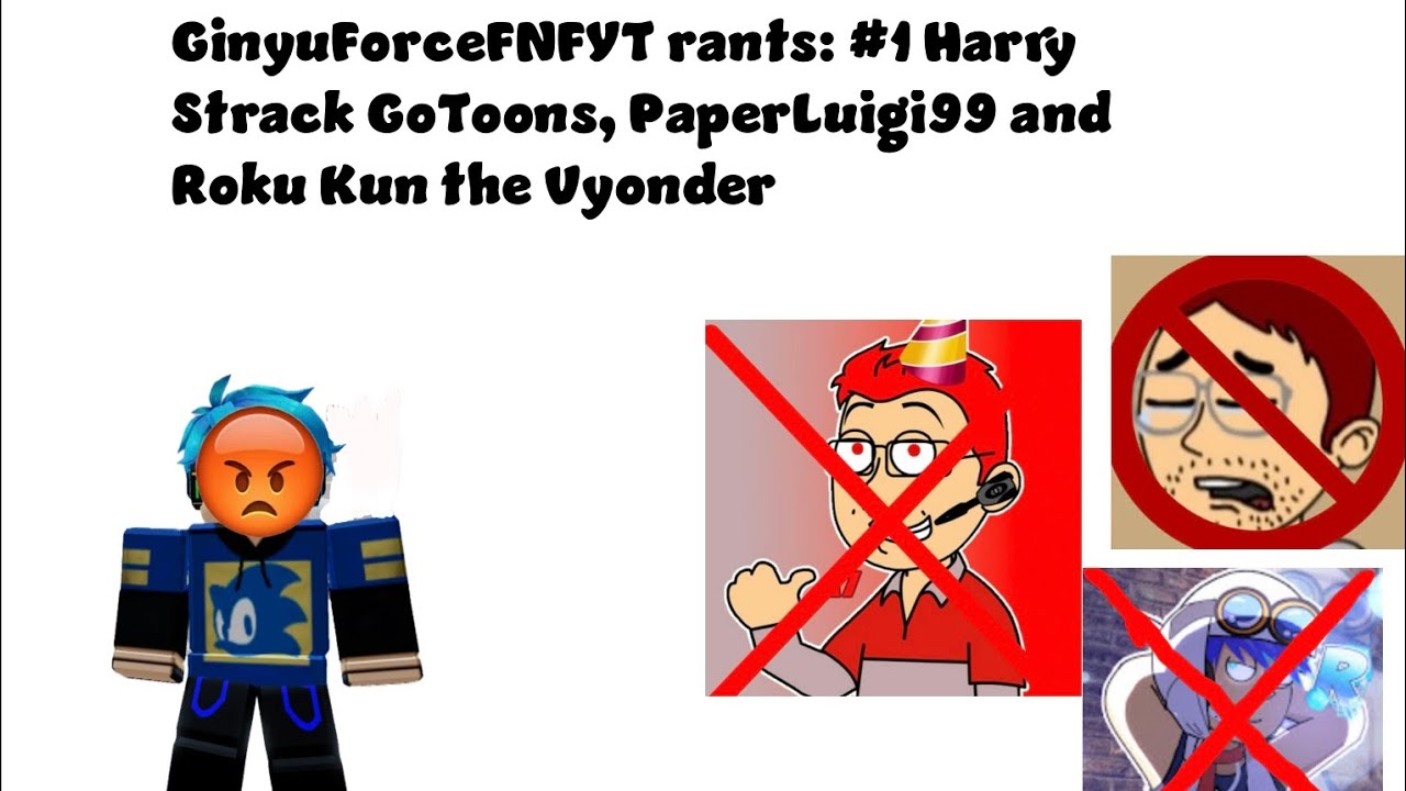 (DISOWNED FOR HARRY STRACK AND ROKU KUN) Ginyu rants: #1 PaperLuigi99 ...