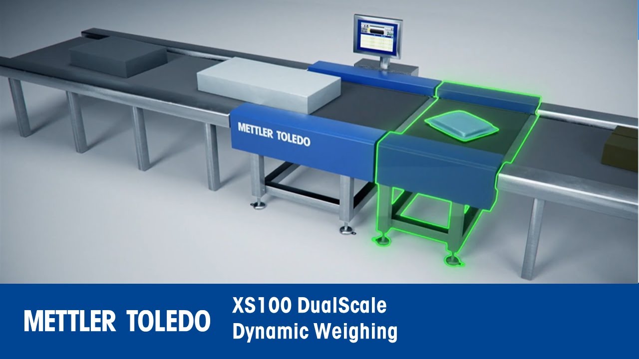 METTLER TOLEDO XS100 DualScale - Dynamic Weighing - YouTube