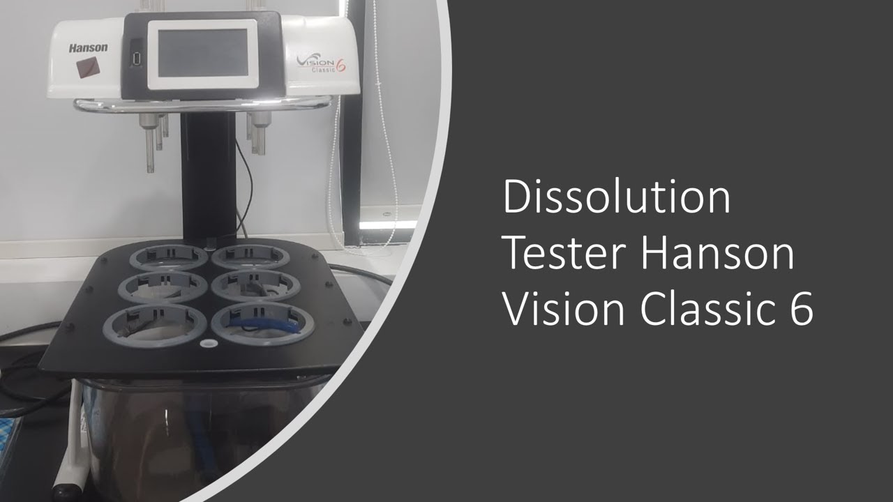 Teknis Penggunaan Dissolution Tester Hanson Vision Classic 6 - YouTube