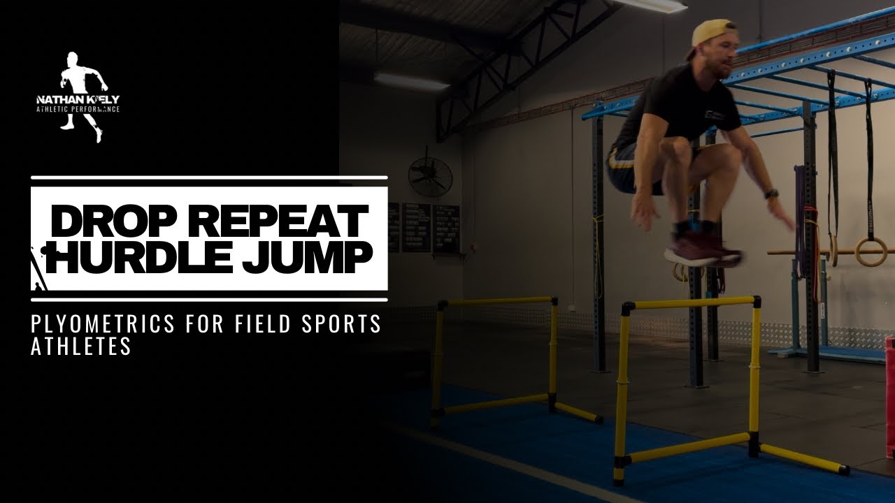 Drop repeat hurdle jump - YouTube