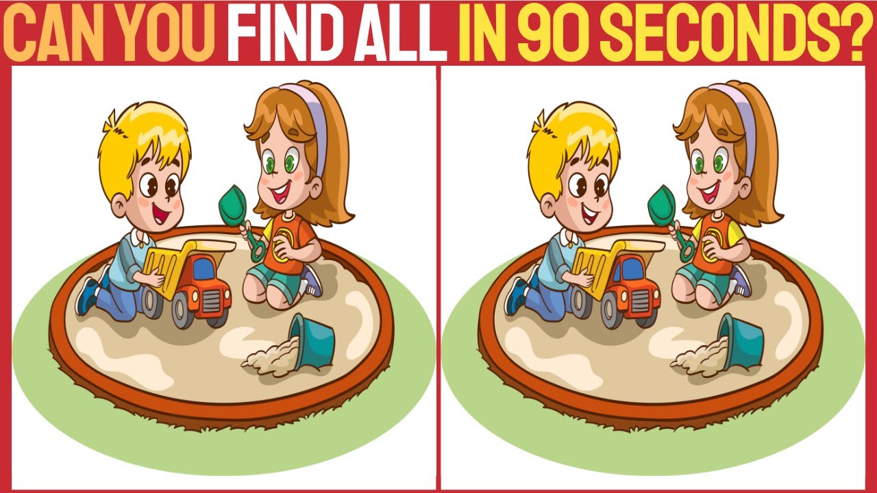 【Find the Difference】🔥Can you find all in 90seconds? | Find the ...