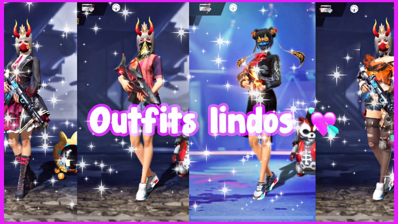 LOS MEJORES OUTFITS FEMENINOS DE FREE FIRE // Consu Free - YouTube