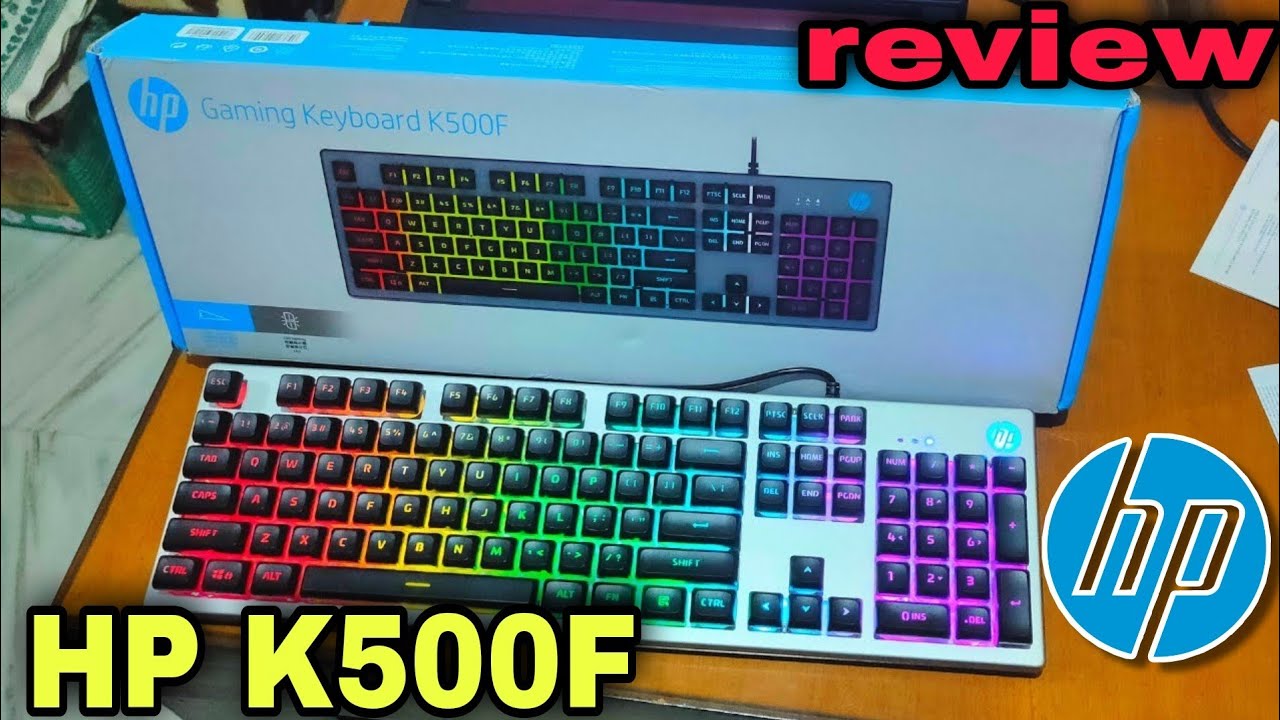 HP K500F Gaming USB Keyboard( Gaming keyboard) - YouTube