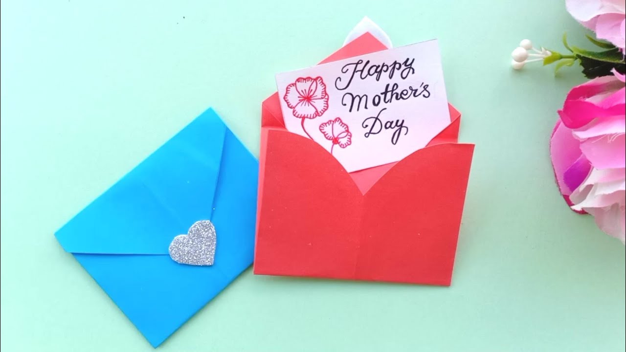 Envelope wishing card // envelope message idea - YouTube