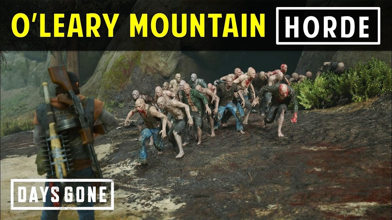 [Cascade] O'Leary Mountain Horde | DAYS GONE (Horde Killer) - YouTube