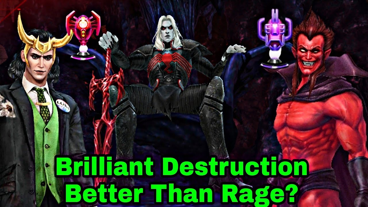 Loki Brilliant Destruction VS Mephisto Rage WBL Knull Stage 14 ...