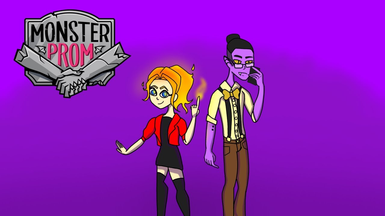 GOING TO PROM WITH A VAMPIRE | Monster Prom (Liam's Route) - YouTube