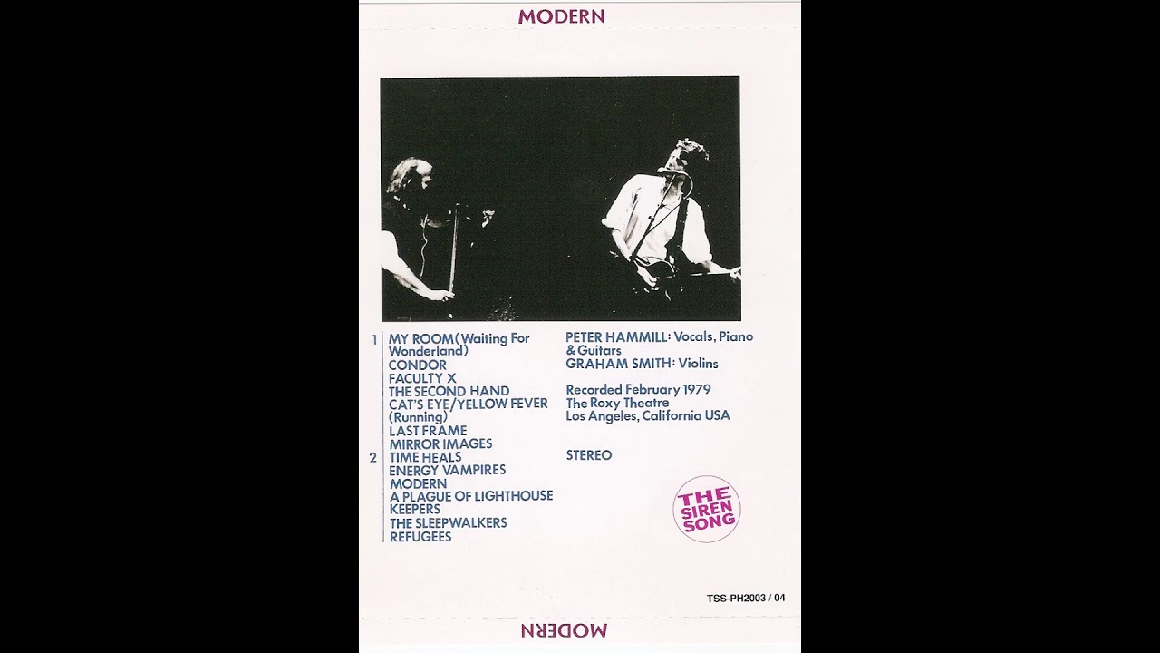 PETER HAMMILL & GRAHAM SMITH - Modern - YouTube