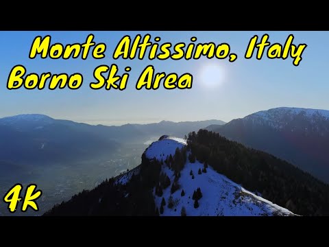 Monte Altissimo, Borno, Italy in 4K. Borno ski area