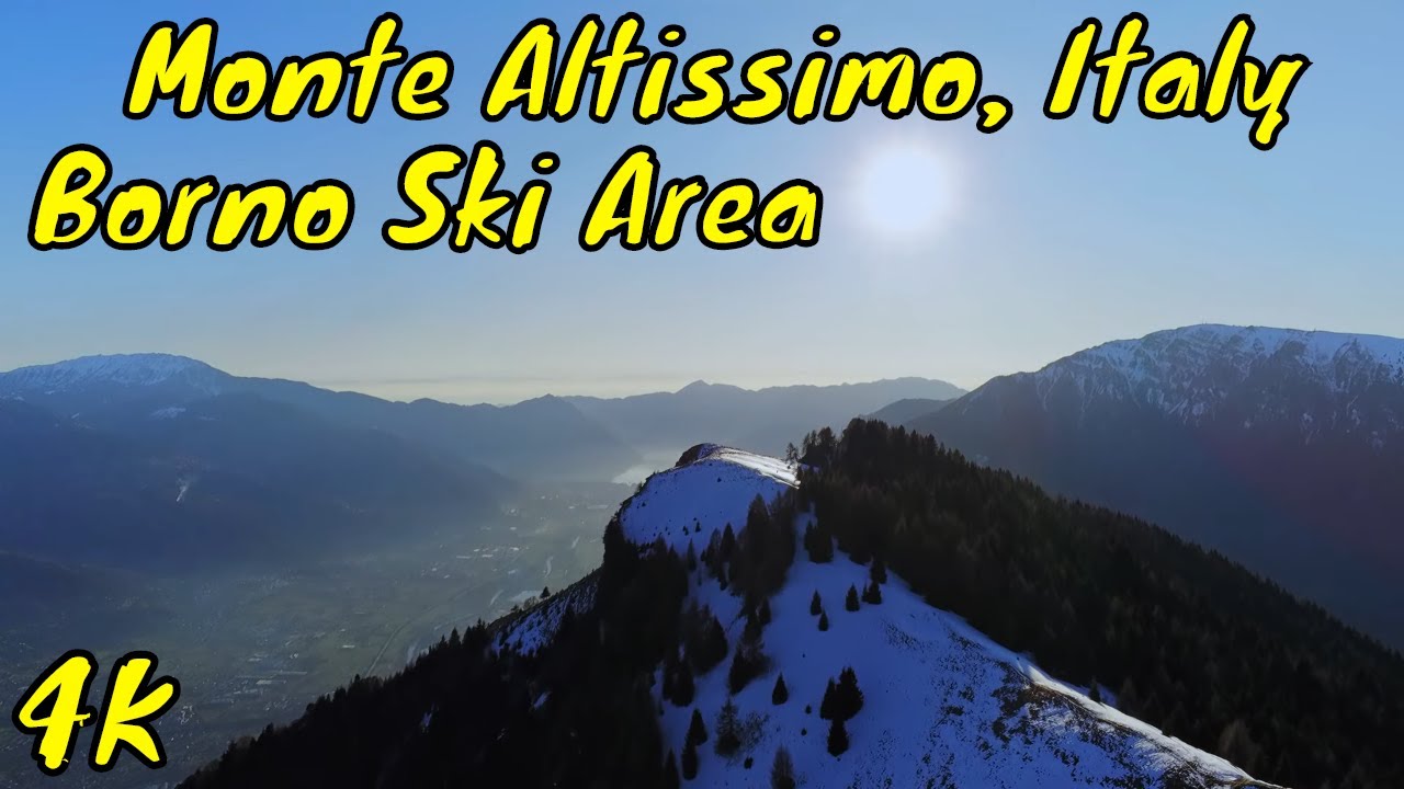 Monte Altissimo, Borno, Italy in 4K. Borno ski area - YouTube