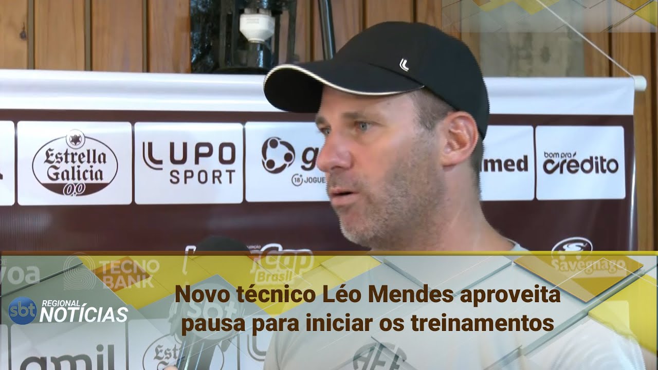 Novo técnico Léo Mendes aproveita pausa para iniciar os treinamentos (11/07/2025) - YouTube
