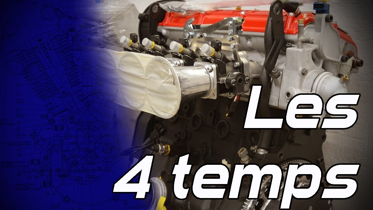 Le Moteur 4 temps - Explication du fonctionnement - YouTube