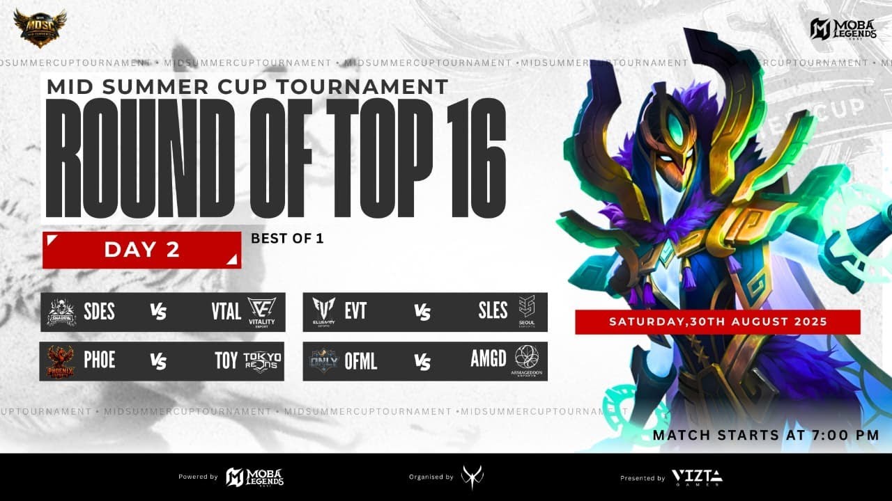 🔥 MID SUMMER CUP | DAY 2 – MLBB 5v5 Tournament LIVE 🔥 - YouTube