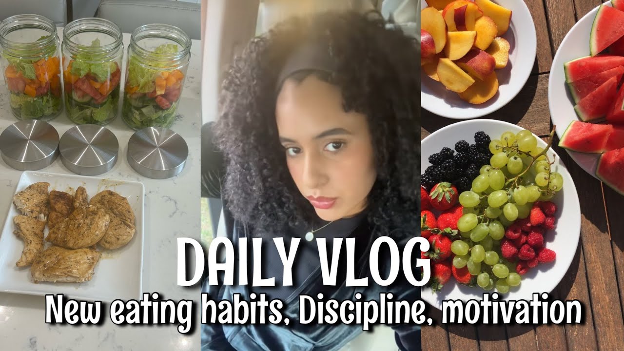 DAILY VLOG: Meal prep + forming healthy habits + getting into a routine ...