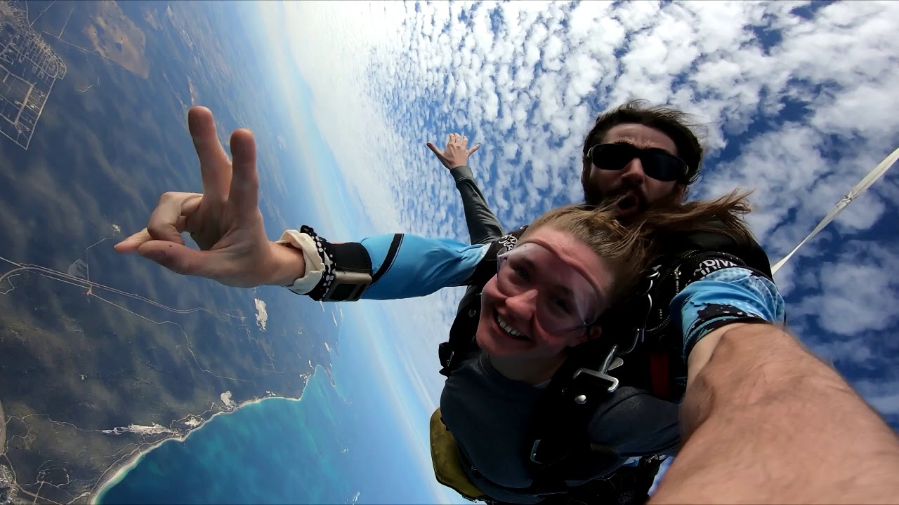 Mikayla Jordan - Tandem Skydiving Video - Skydive Jurien Bay - YouTube