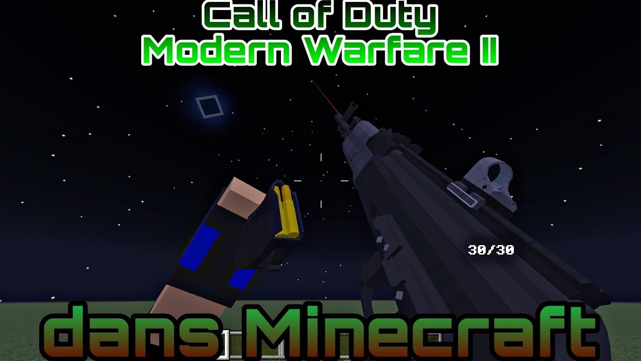 Je Présente un mods COD MWII sur Minecraft Bédrock édition - YouTube