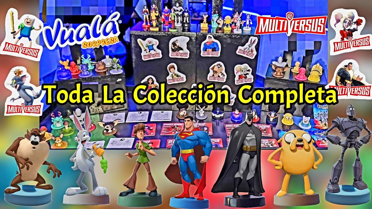TODA LA COLECCION COMPLETA De Vualá Sorpresa MULTIVERSUS /Stickers ...