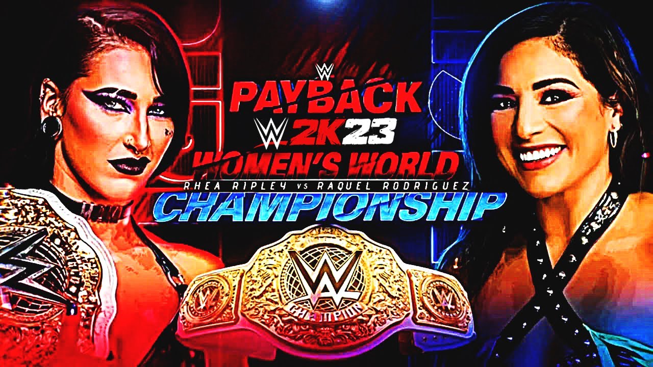 WWE 2K23 - RHEA RIPLEY VS RAQUEL RODRIGUEZ - Women's World Championship ...