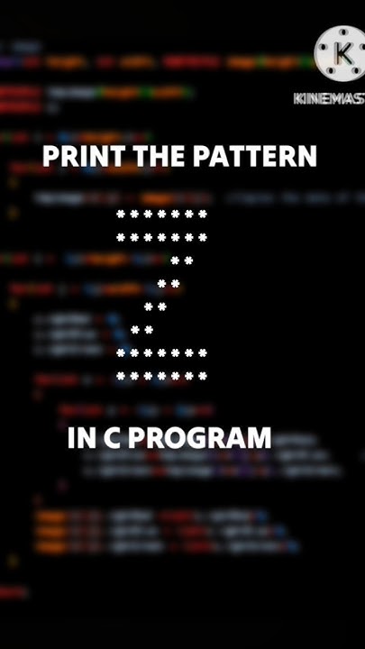 Print The Pattern Cprogramming Programming Code Cpattern Coding Shorts Short Youtube