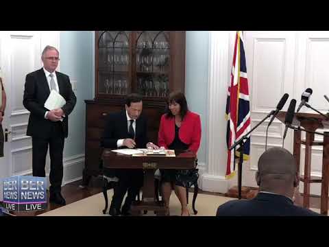 Swearing In New Deputy Governor Of Bermuda, July 25 2018 - YouTube