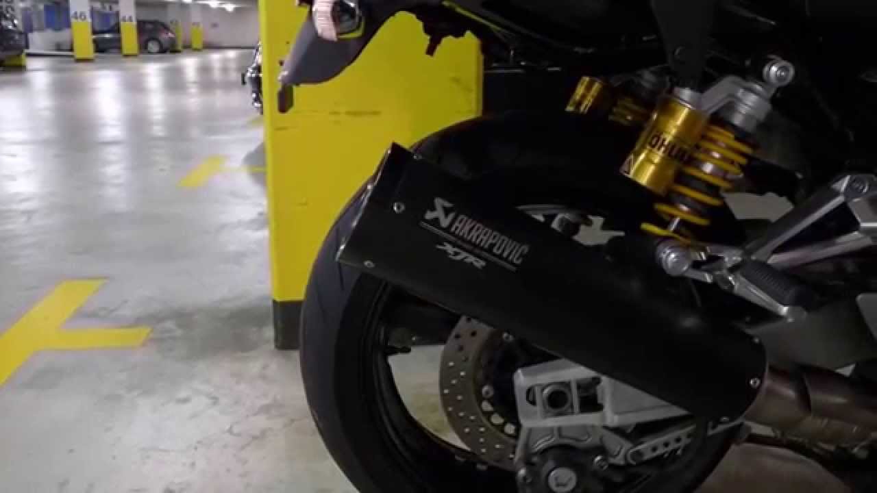 Yamaha XJR 1300 RP19 Akrapovic Exhaust, before and after. - YouTube