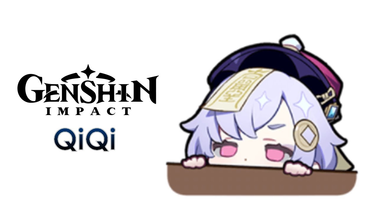 Genshin Impact Qiqi Sticker Fan-Animation - YouTube