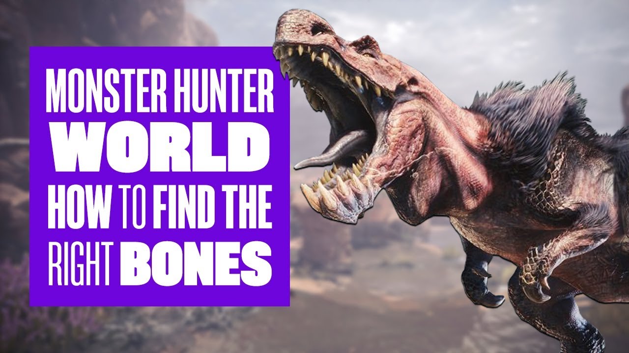 How to find bones in Monster Hunter World: Monster Hunter World PS4 ...