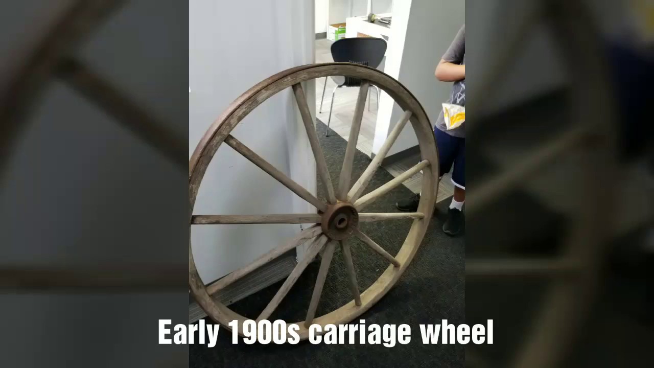 Water powered carriage wheel rotisserie - YouTube