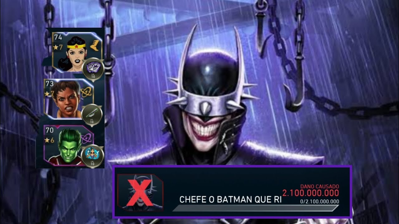 RAID SOLO | HEROICO 7 | BOSS BATMAN QUE RI | INJUSTICE 2 MOBILE - YouTube