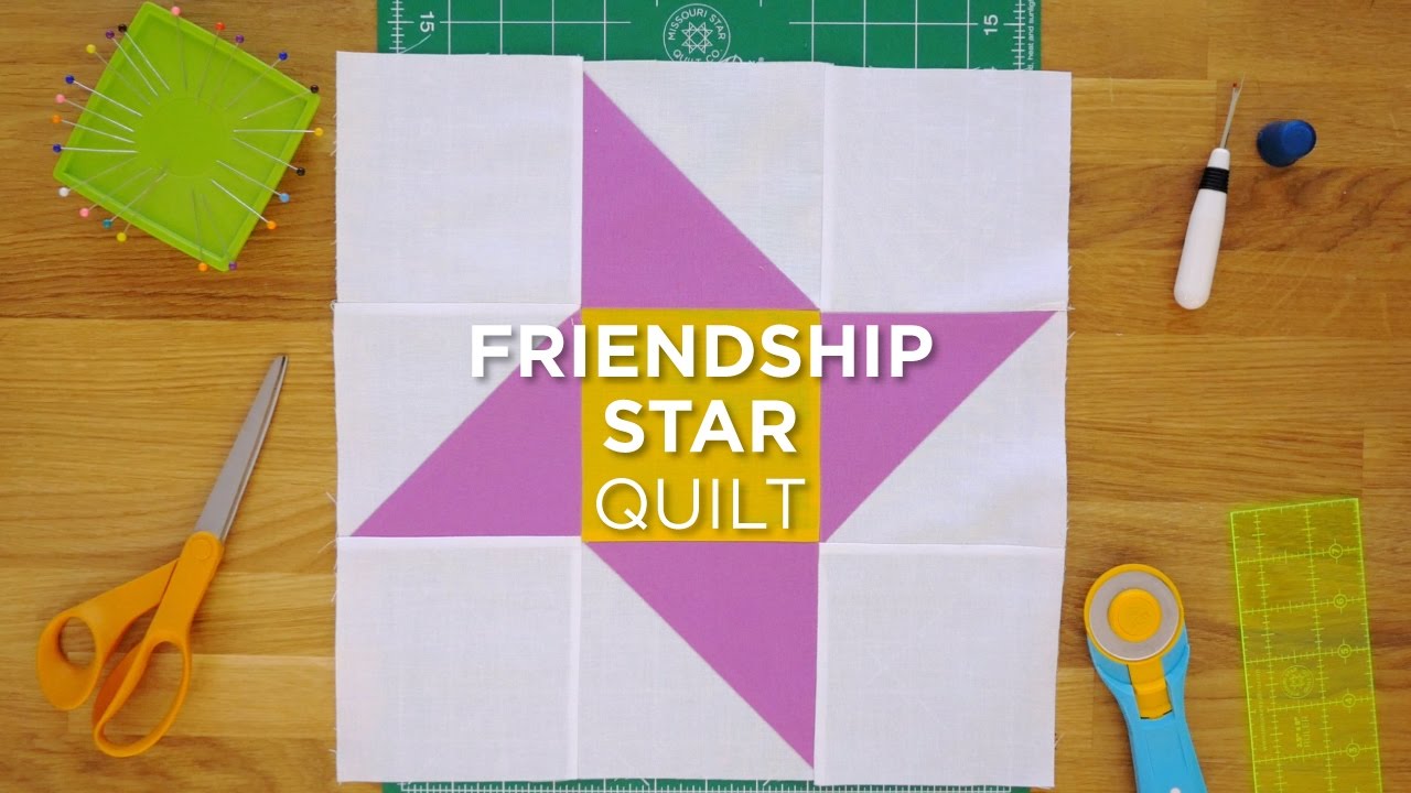 Quilt Snips Mini Tutorial - Friendship Star - YouTube