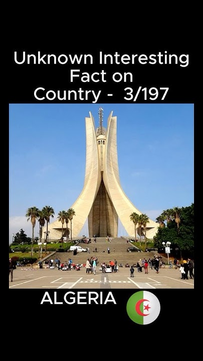 One interesting fact about ALGERIA 🇩🇿 #algeria #education #facts # ...