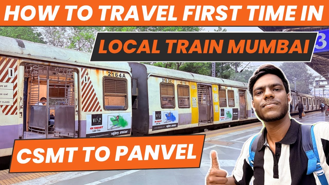 How To Travel First Time In Local Train Mumbai || Local Train Mumbai ...