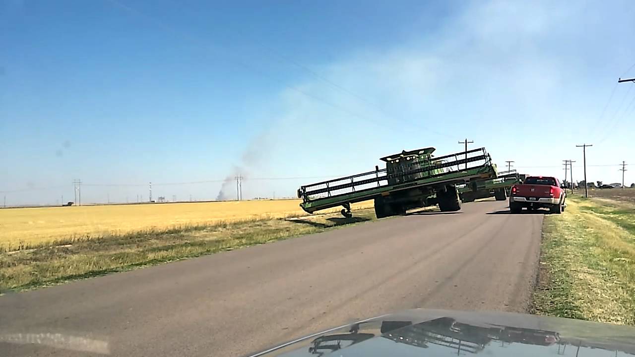 Giant John Deere Combines - YouTube