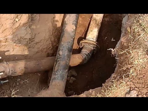odisha PhD water supply 110 mm ams pipes - YouTube