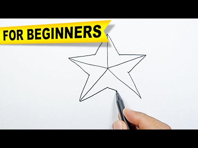 Christmas Star Drawing Easy For Kids
