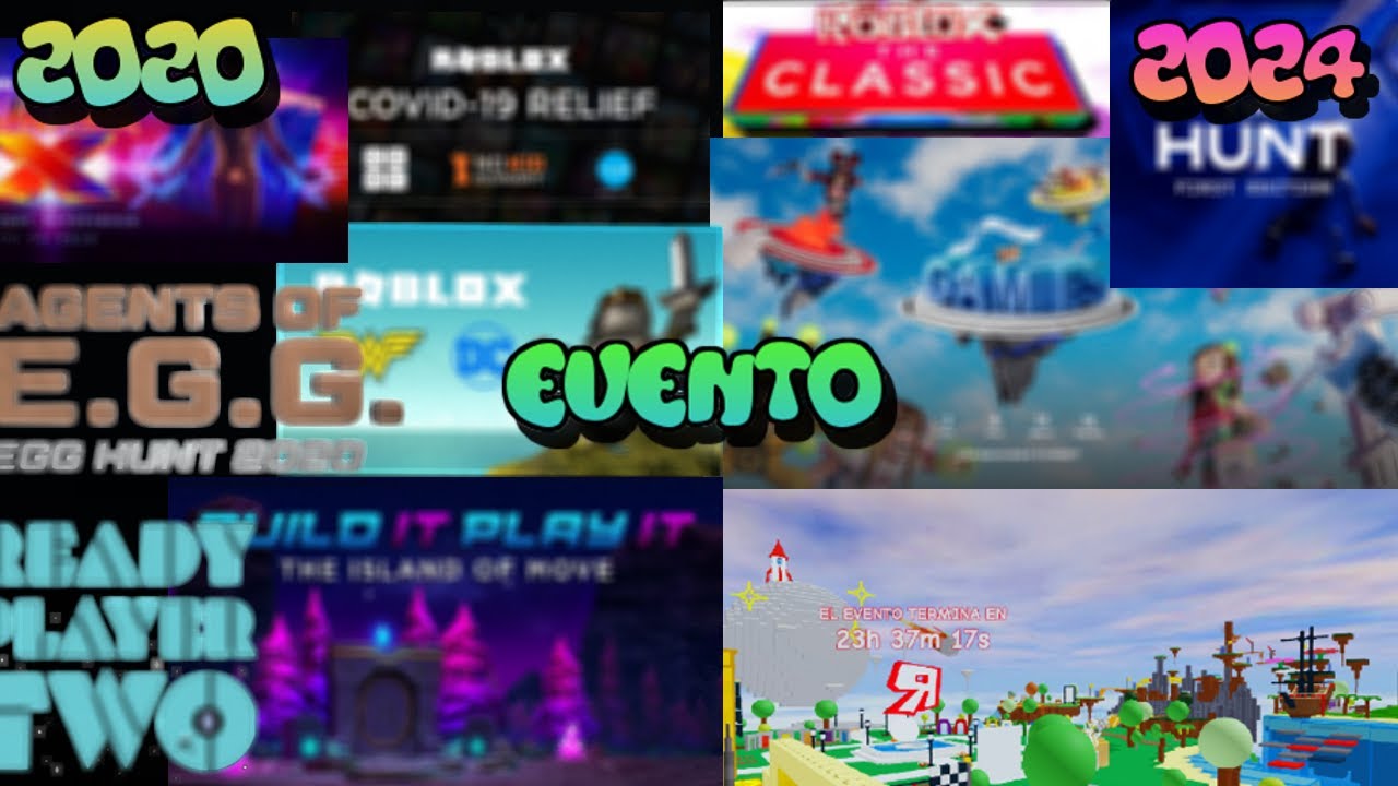 TODOS LOS EVENTOS DE ROBLOX DESDE 2020 HASTA 2024! - YouTube