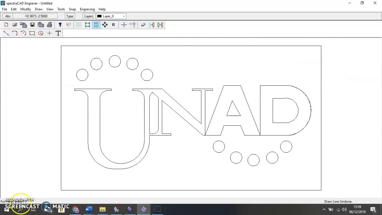 simulacion logo unad - YouTube