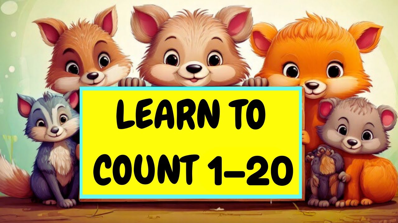 Counting with Animals – Learn Numbers 1 to 20 for Kids 🐘🦒🦁 | Fun ...