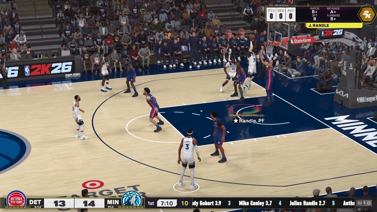 NBA 2K25 Gameplay (PS5) Timberwolves vs Pistons - YouTube